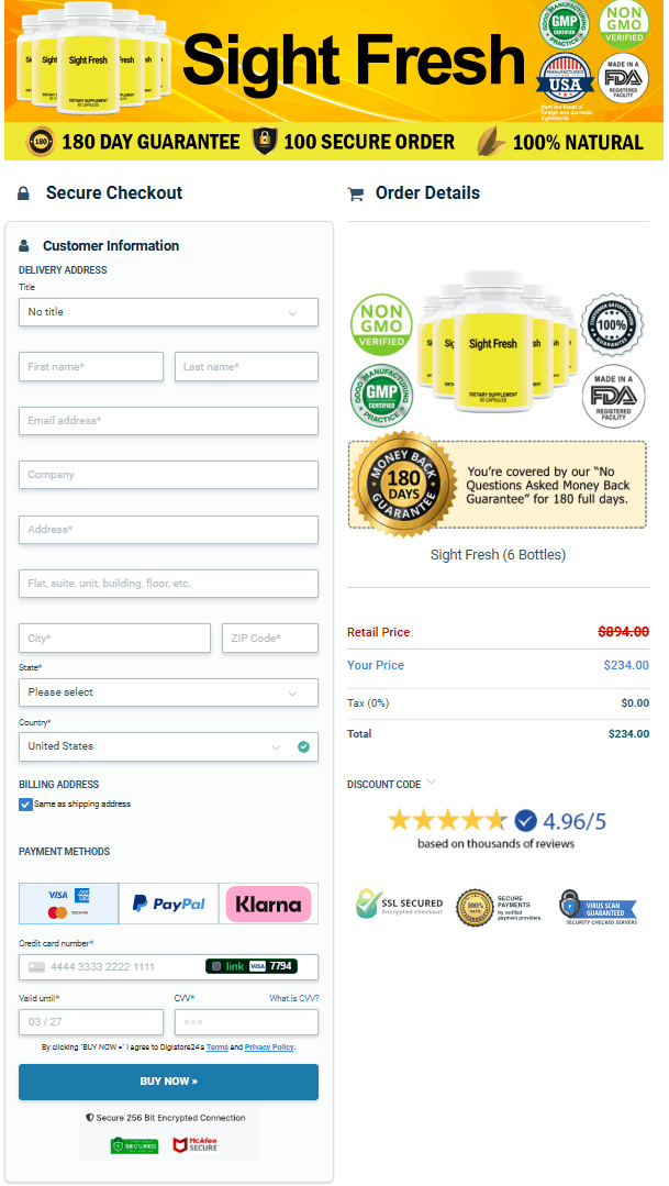 Sight Fresh™ | Official Website | Maintain Healthy Eyes